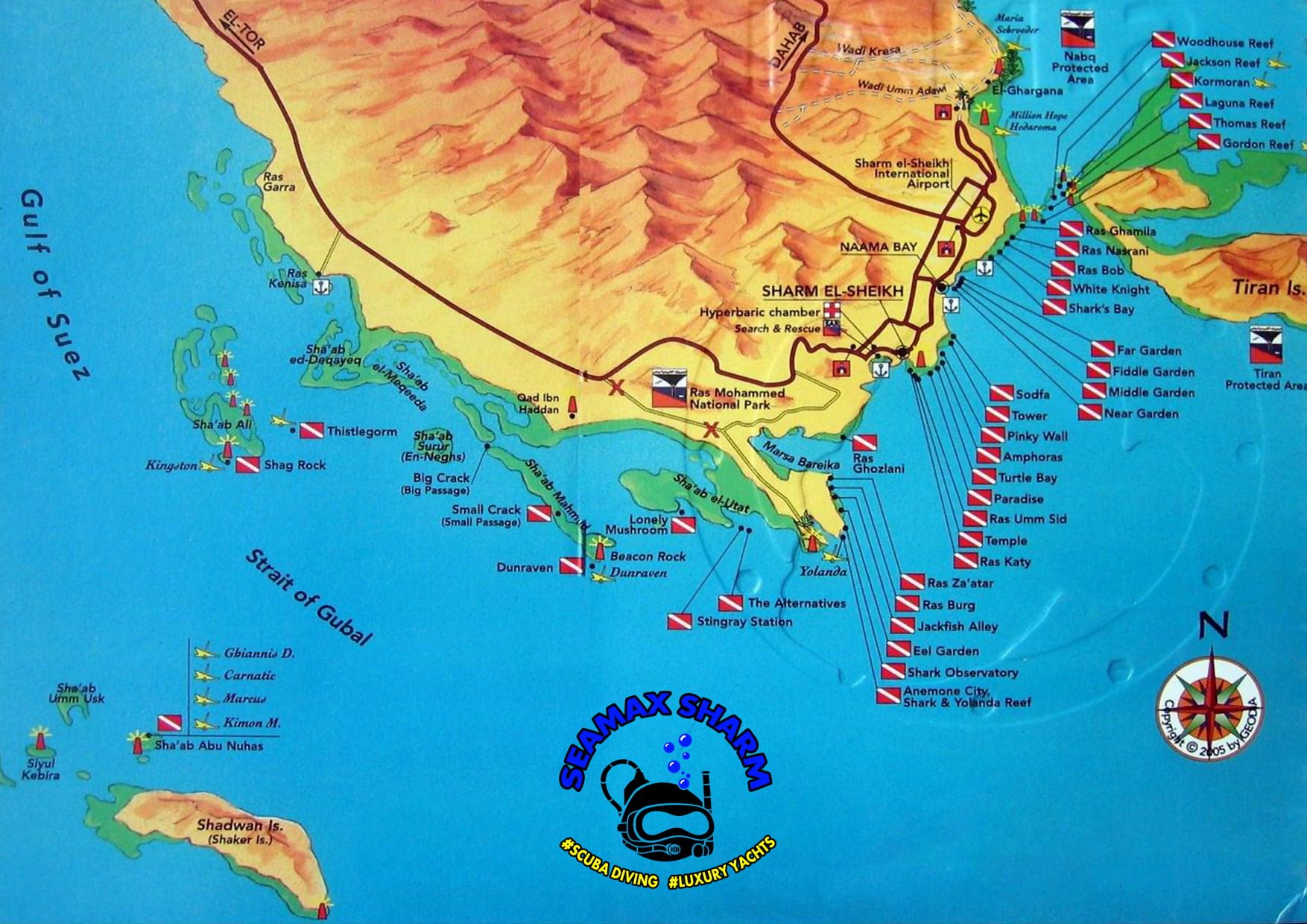 Sharm el sheikh dive sites - seamaxsharm